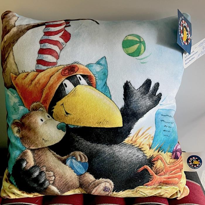 Der kleine Rabe Socke - Kuschelkissen 30cm - Handpuppen Onlineshop ...